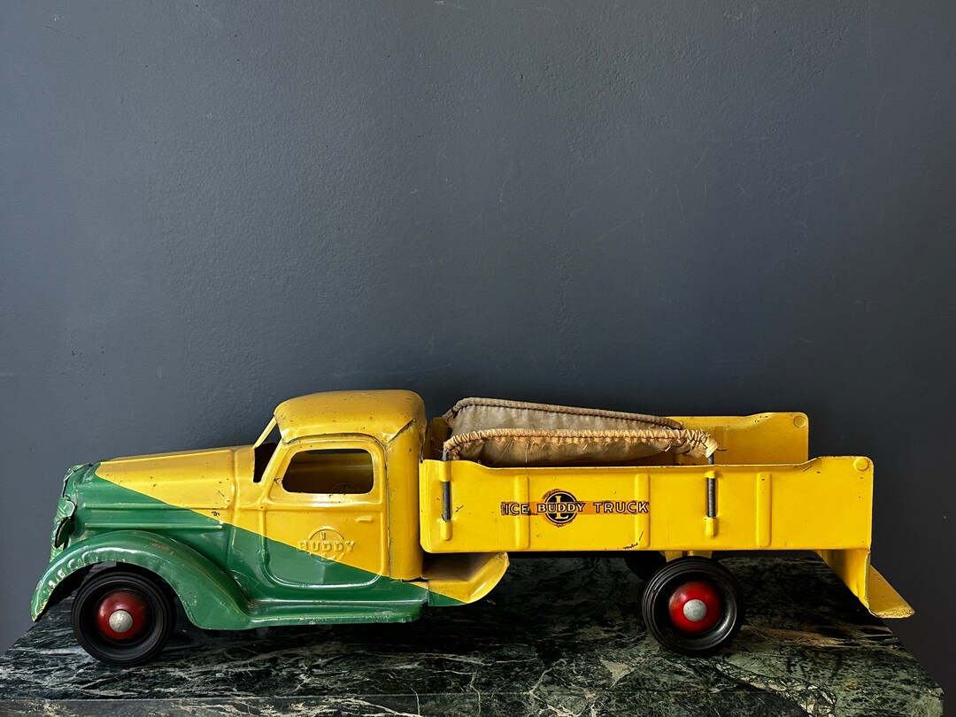 Vintage Buddy L Ice Truck Pressed Steel Toy - Etsy