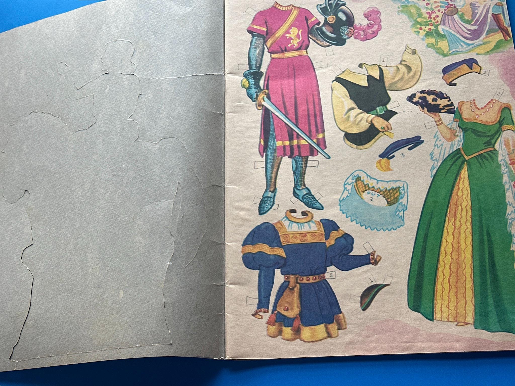 Vintage 1949 PRINCE & PRINCESS Paper Doll Book by the Saalfield ...