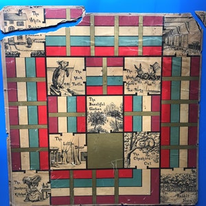 Unusual Vintage Alice in Wonderland Game Board Perhaps - Etsy