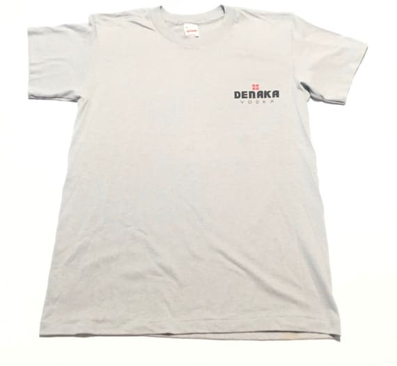 1980s DENAKA VODKA Single Stitch Threadbare Vintage T Shirt // | Etsy