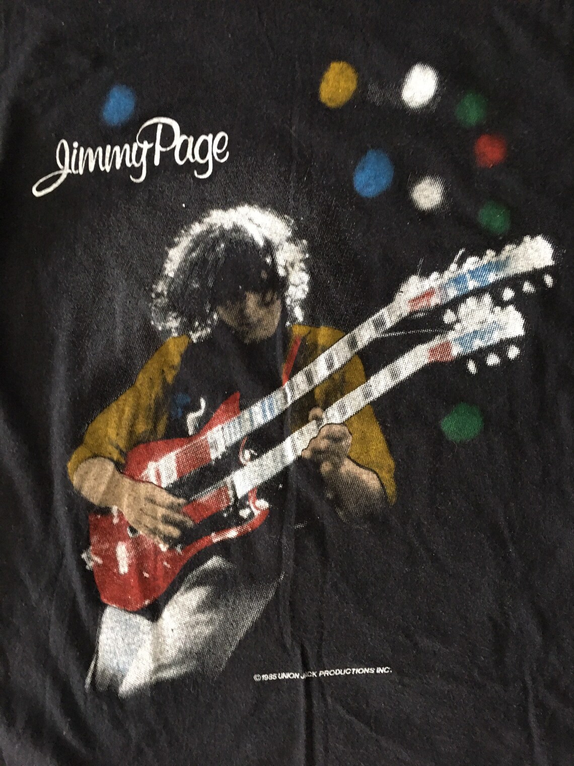 1985 The FIRM JIMMY PAGE Single Stitch Vintage T Shirt // Size | Etsy