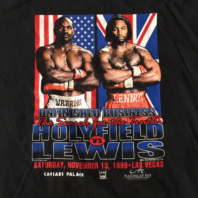 1999 HOLYFIELD Vs LEWIS UNFINISHED Business The Search For The | Etsy