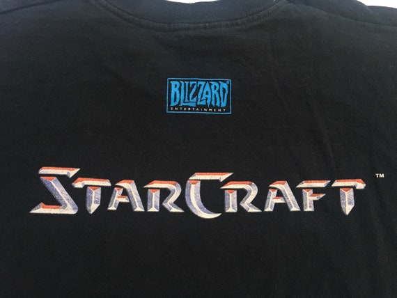 1990s STARCRAFT BLIZZARD ENTERTAINMENT Vintage T Shir… - Gem