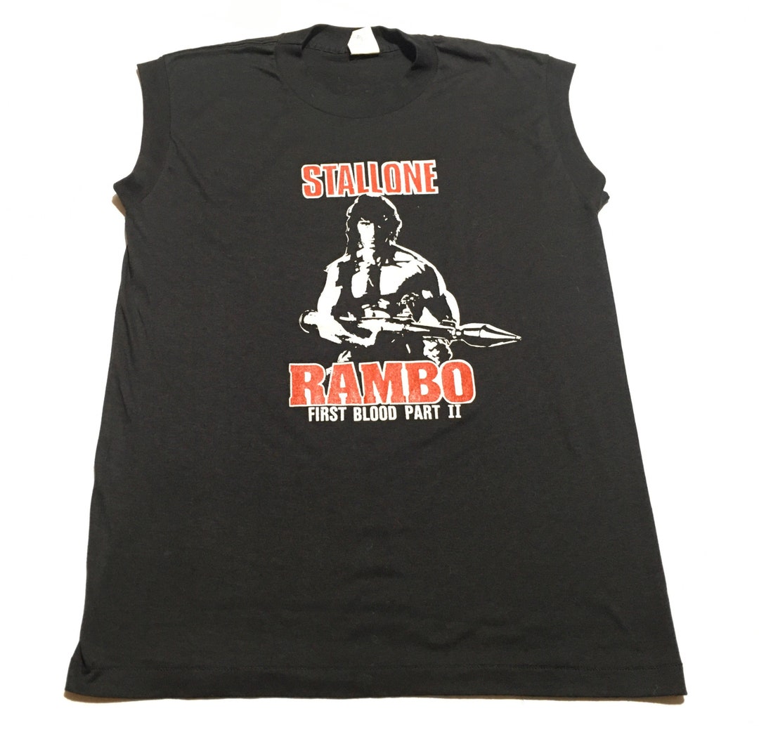 RAMBO FIRST Blood Part 2 Sylvester Stallone Vintage T Shirt - Etsy