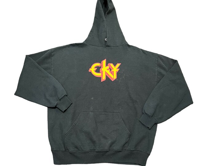 2000s Cky Vintage Hooded Sweatshirt // Size Xlarge - Etsy