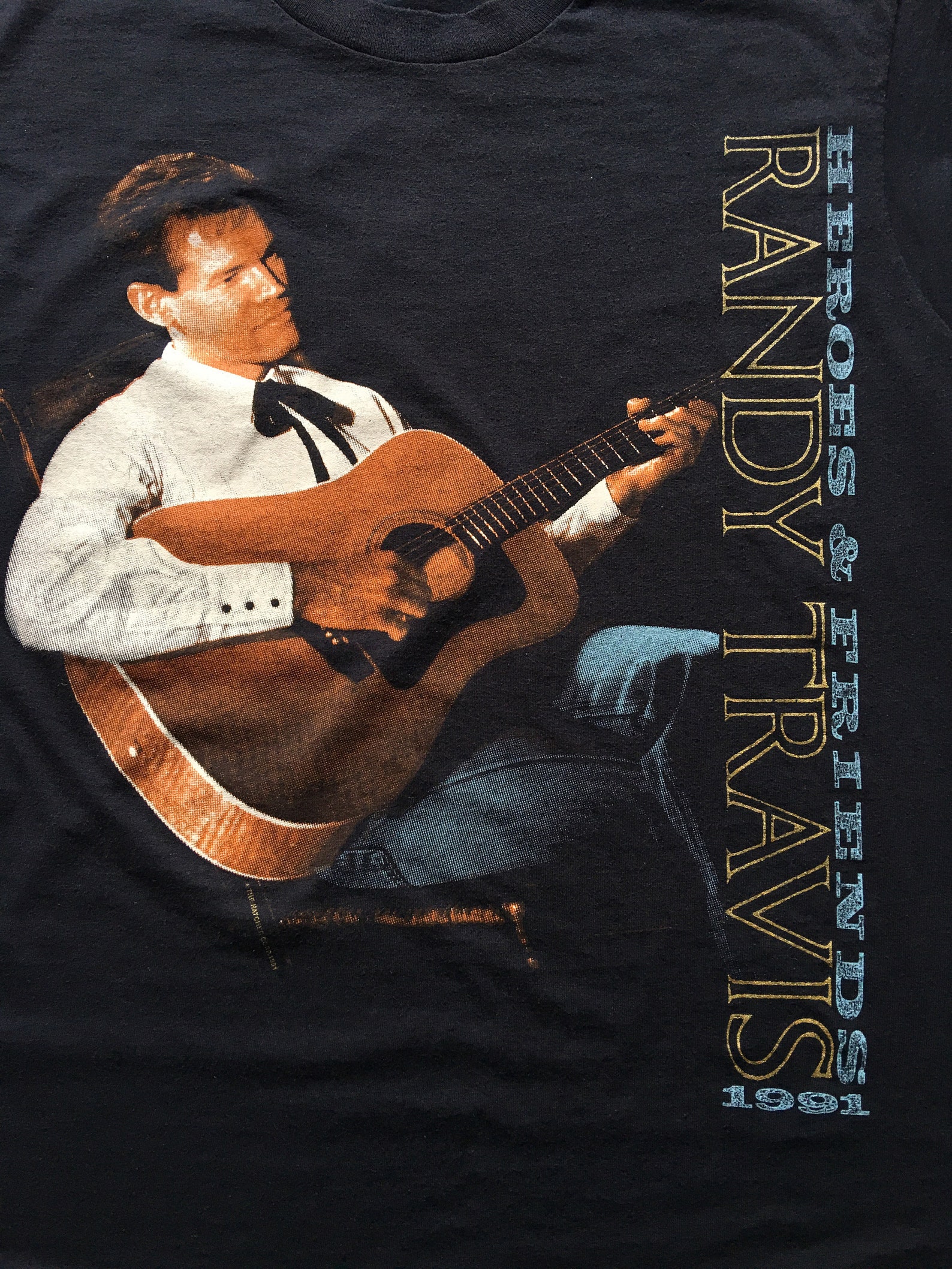 1991 RANDY TRAVIS HEROES & Friends Single Stitch Double Sided | Etsy