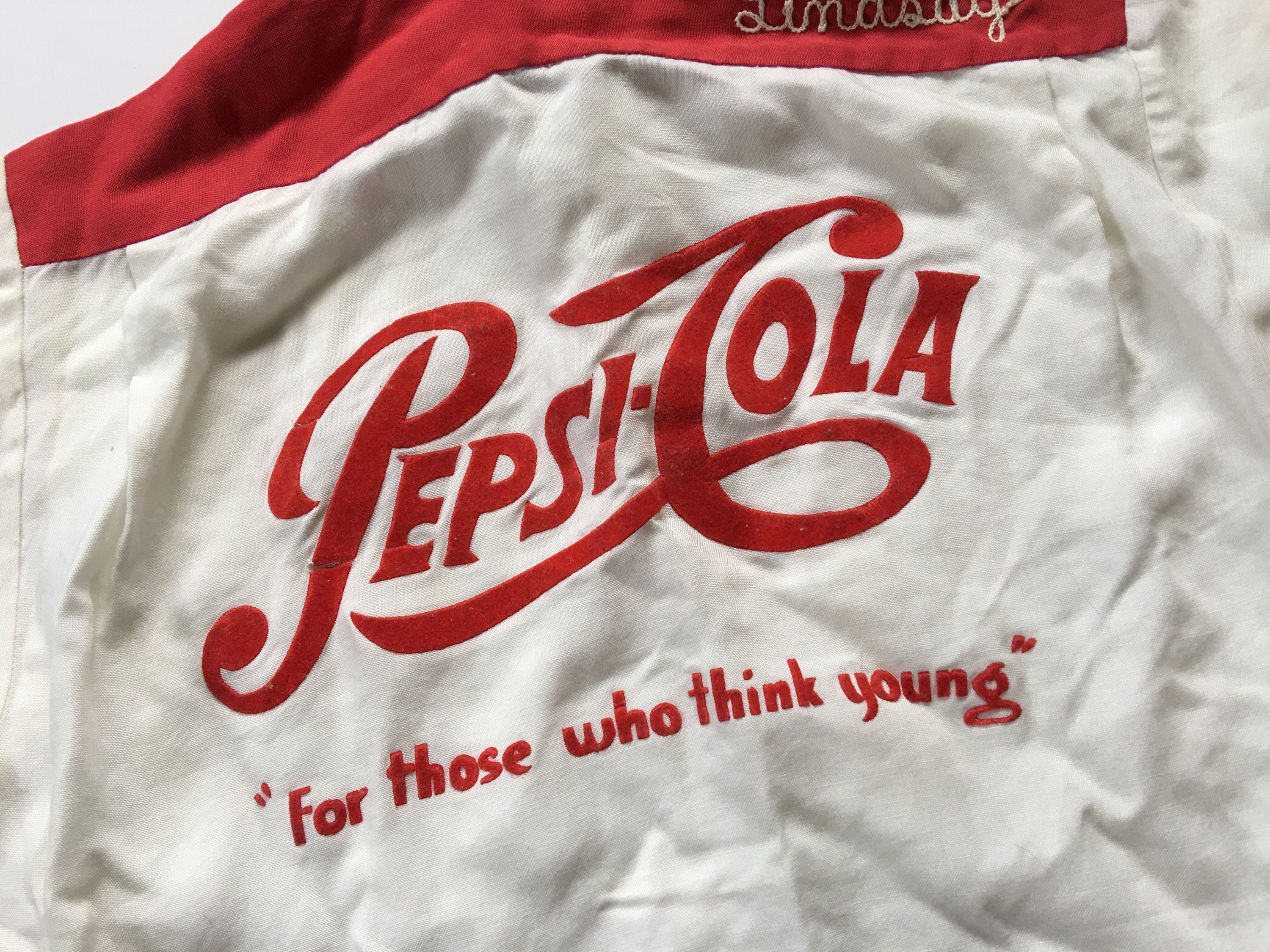 1970s PEPSI COLA Felt Letter Embroidered Distressed Color - Etsy