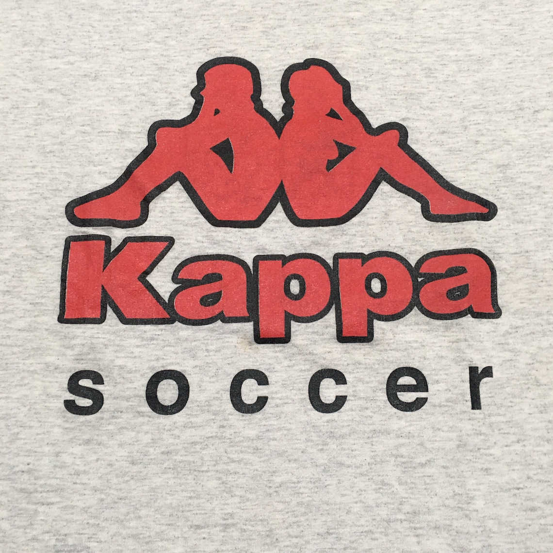 1990s KAPPA SOCCER Classic Logo Distressed Vintage T Shirt // | Etsy