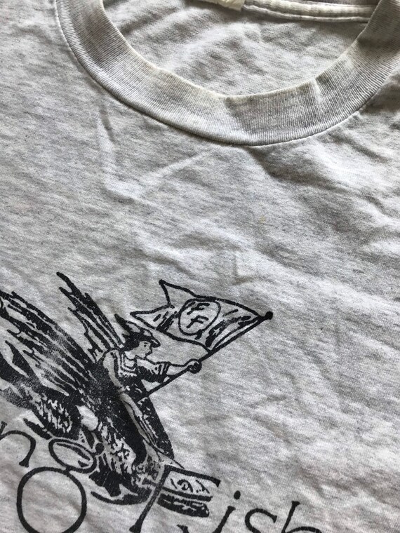 1980s FLYING FISH Record Label Single Stitch Vintage … - Gem