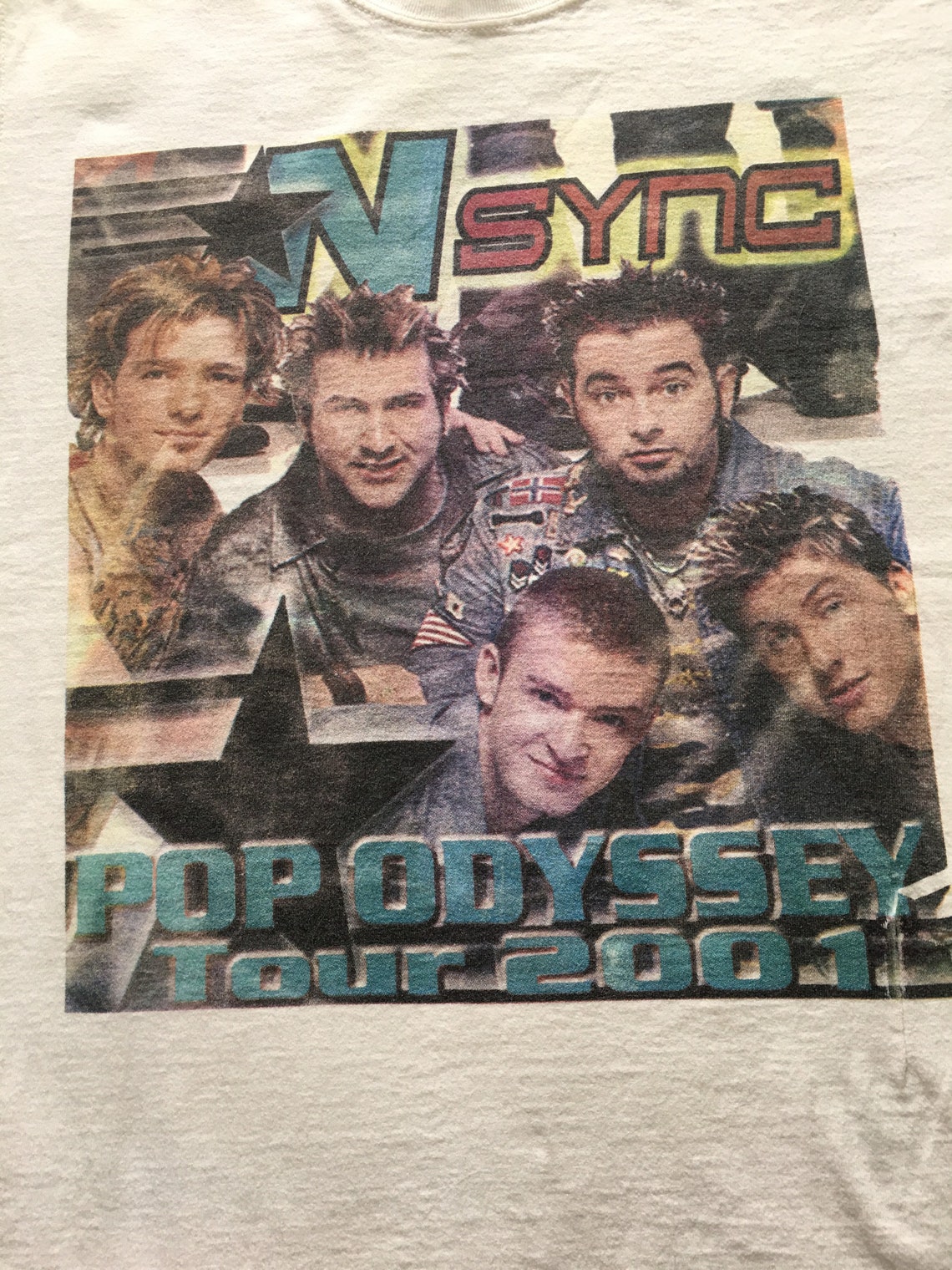 2001 NSYNC POP ODYSSEY Double Sided Vintage Tour T Shirt // - Etsy