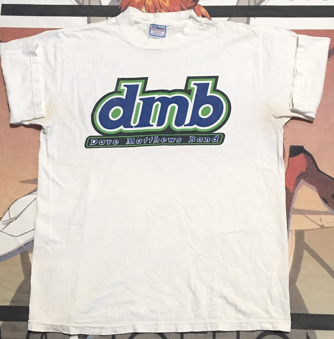 1990s DMB DAVE MATTHEWS Band Distressed Vintage T Shirt // Size Large ...
