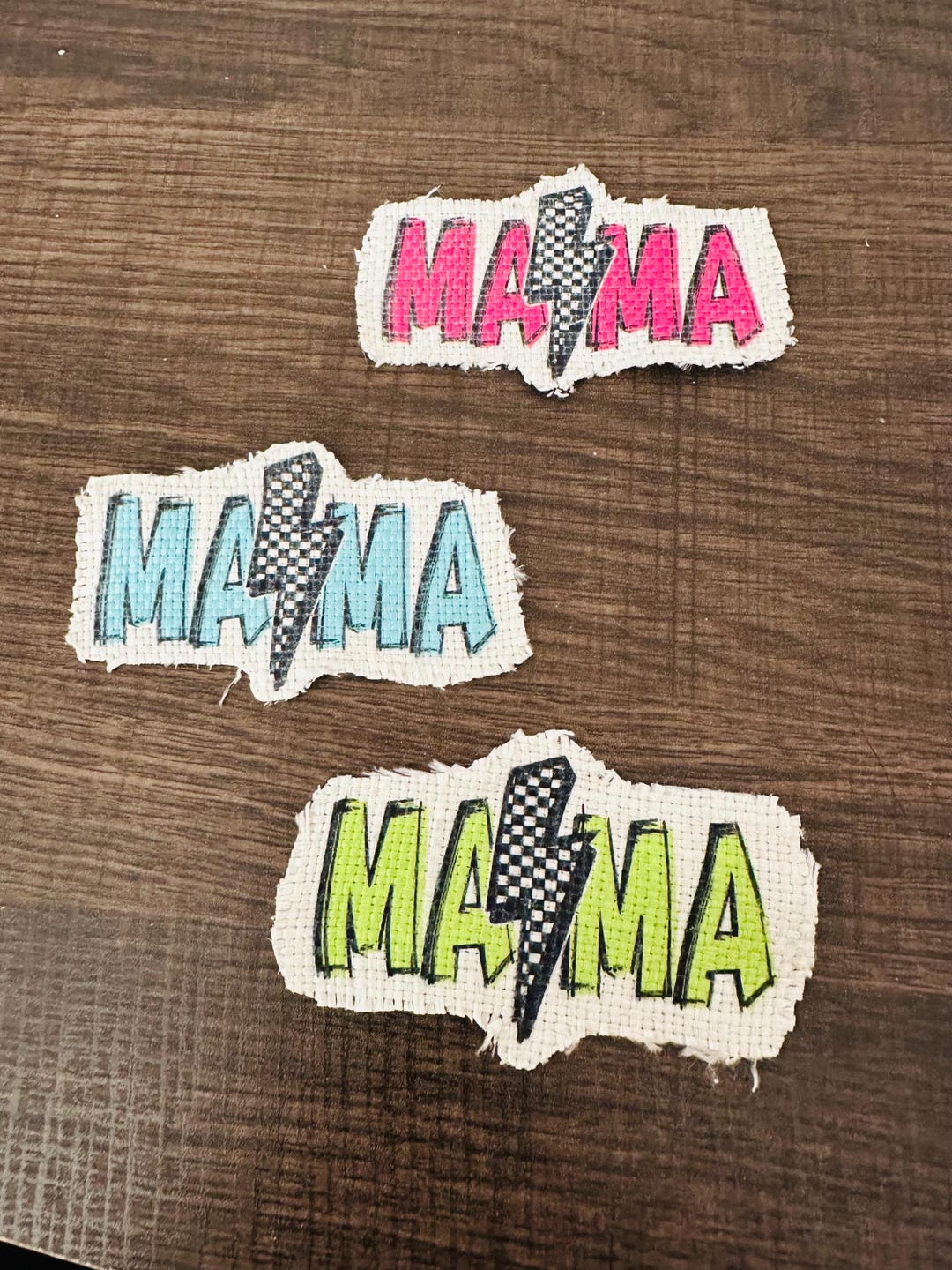 Distressed Mama Patches - Etsy