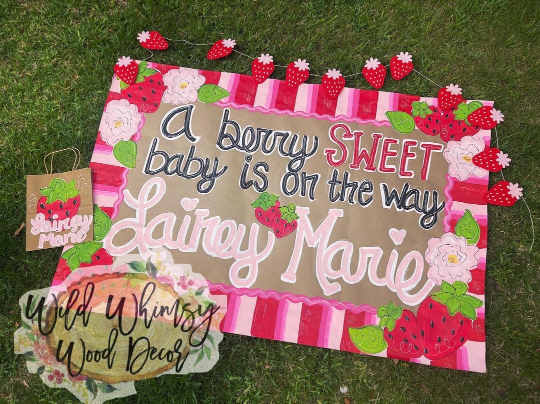 CUSTOM BANNER With Free Matching Gift Bag - Etsy