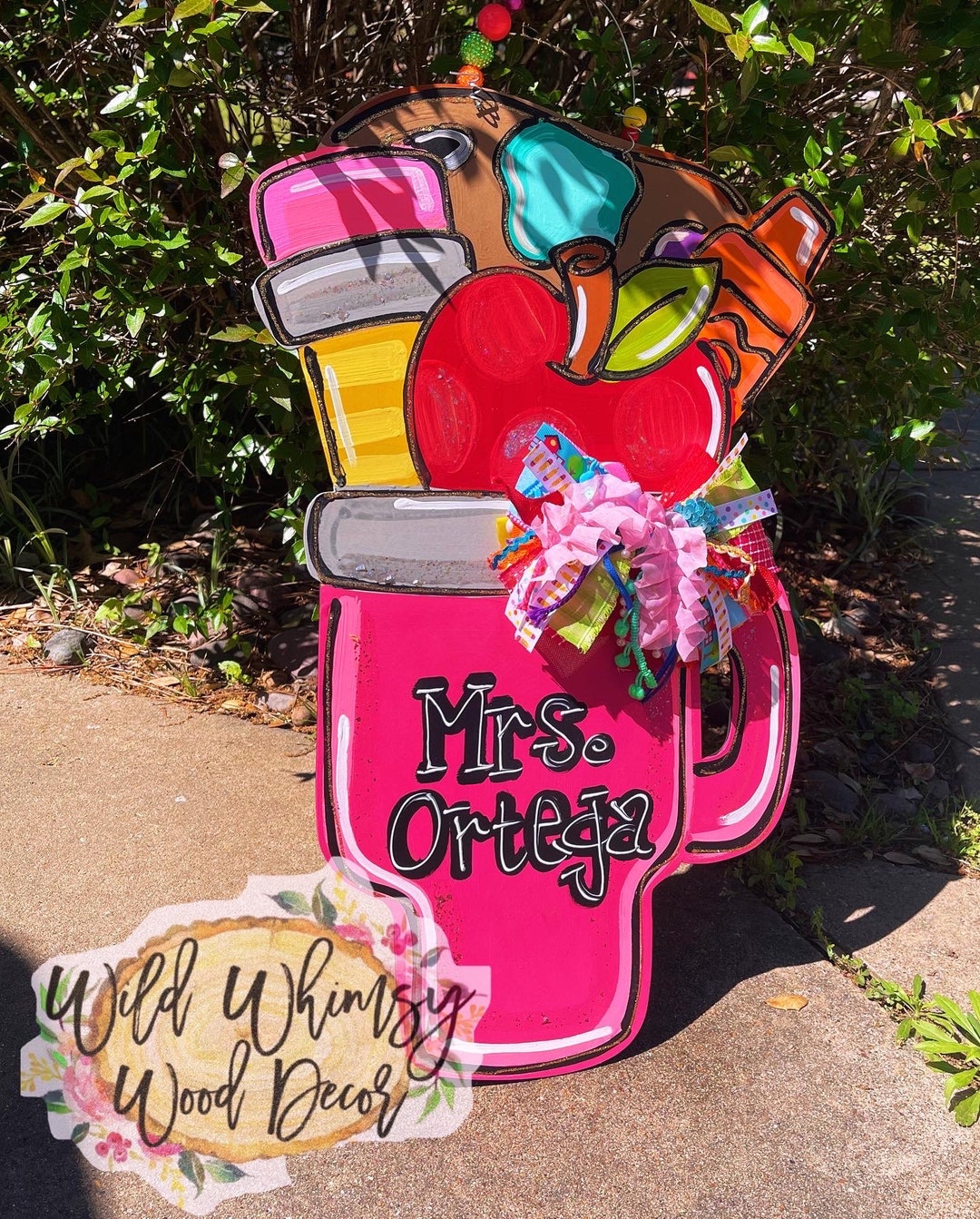 Teacher Fun Stanley Cup Doorhanger Pre-order - Etsy