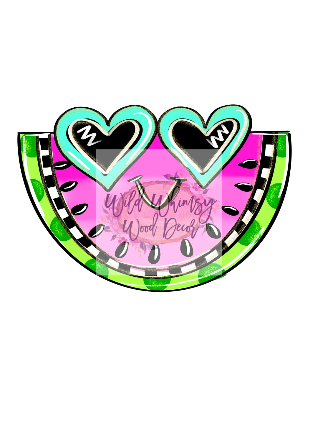 Digital Template Summer Watermelon Sunglasses - Etsy