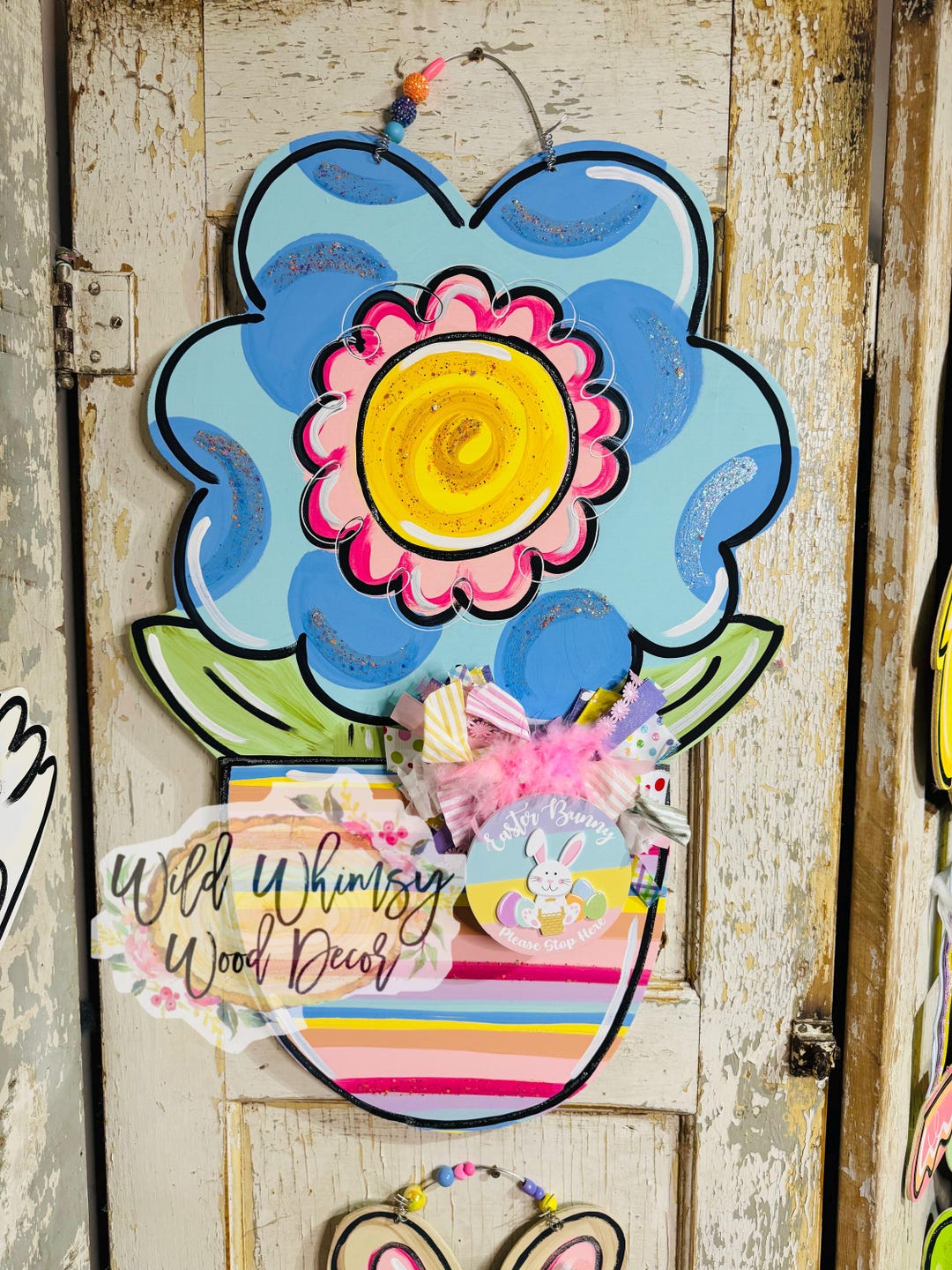 ONE Colorful Flower Doorhanger Pre-order - Etsy