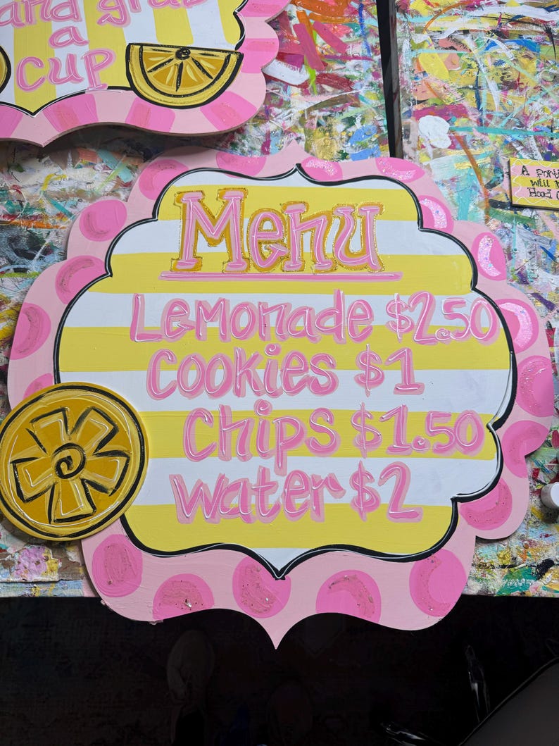 Lemonade Signs Only Set Pre-order - Etsy