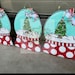 Christmas Snow Globe Door Hanger - Etsy