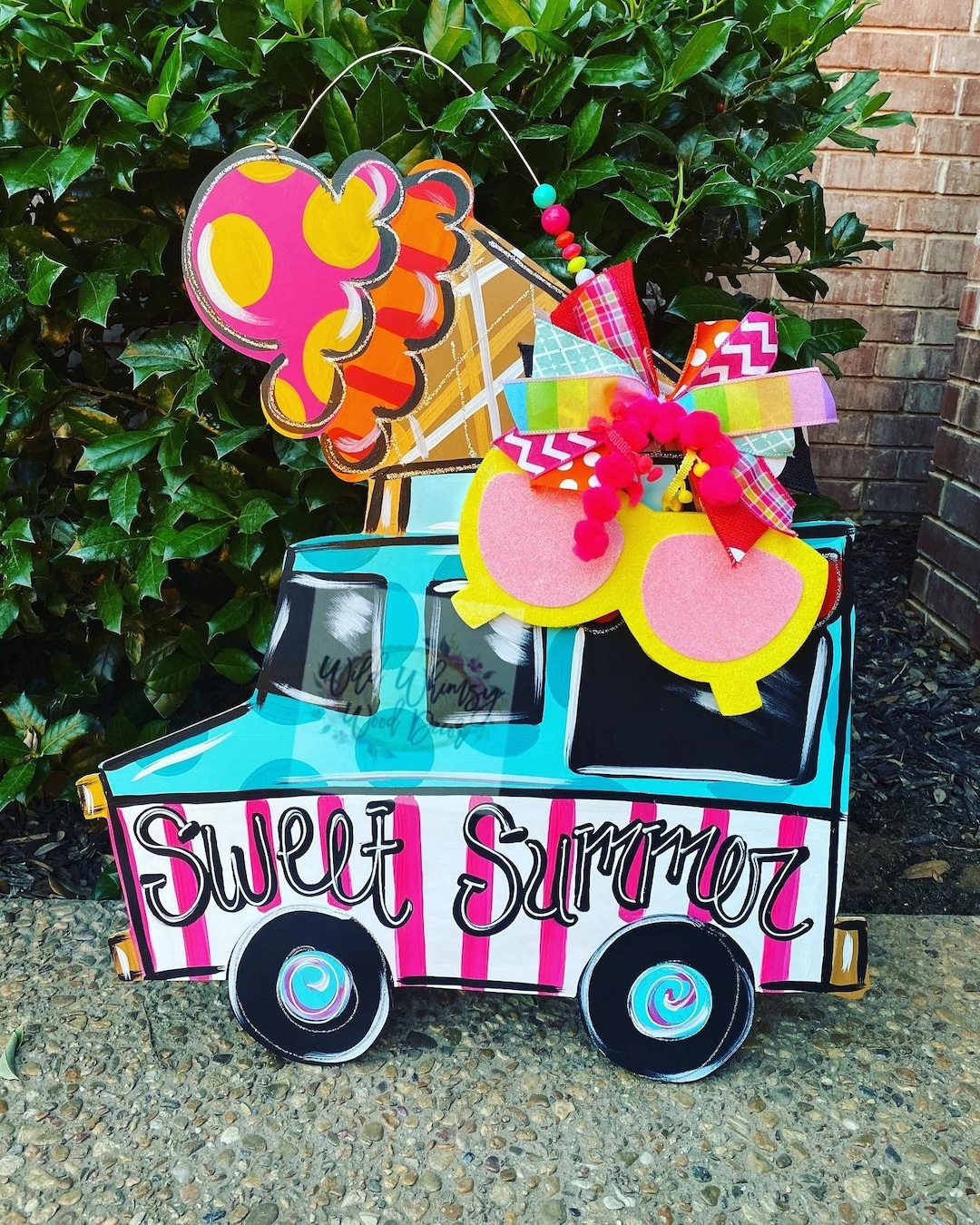 Ice Cream Truck Doorhanger Pre-order - Etsy
