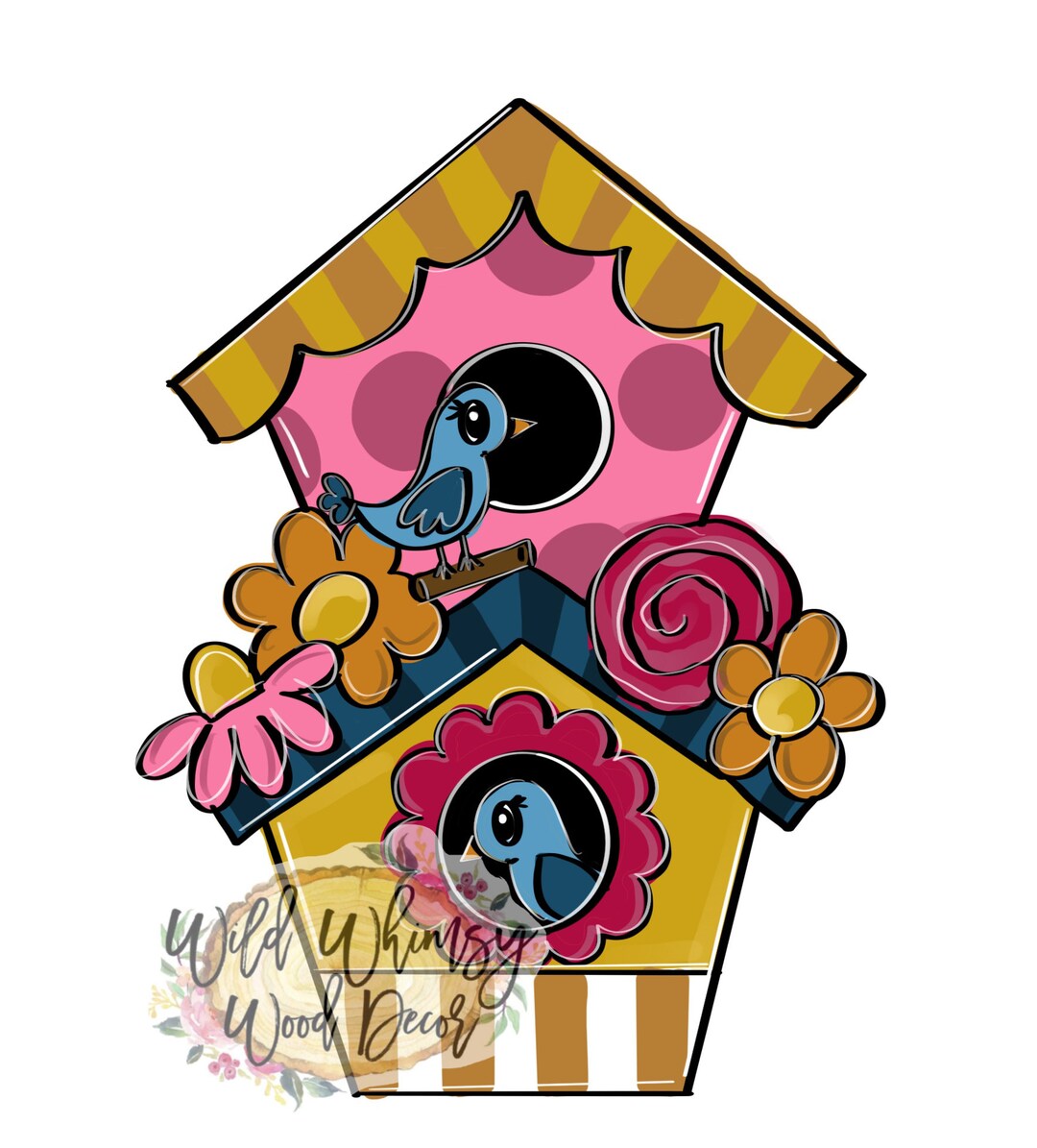 Digital Template Newest Spring Birdhouse - Etsy