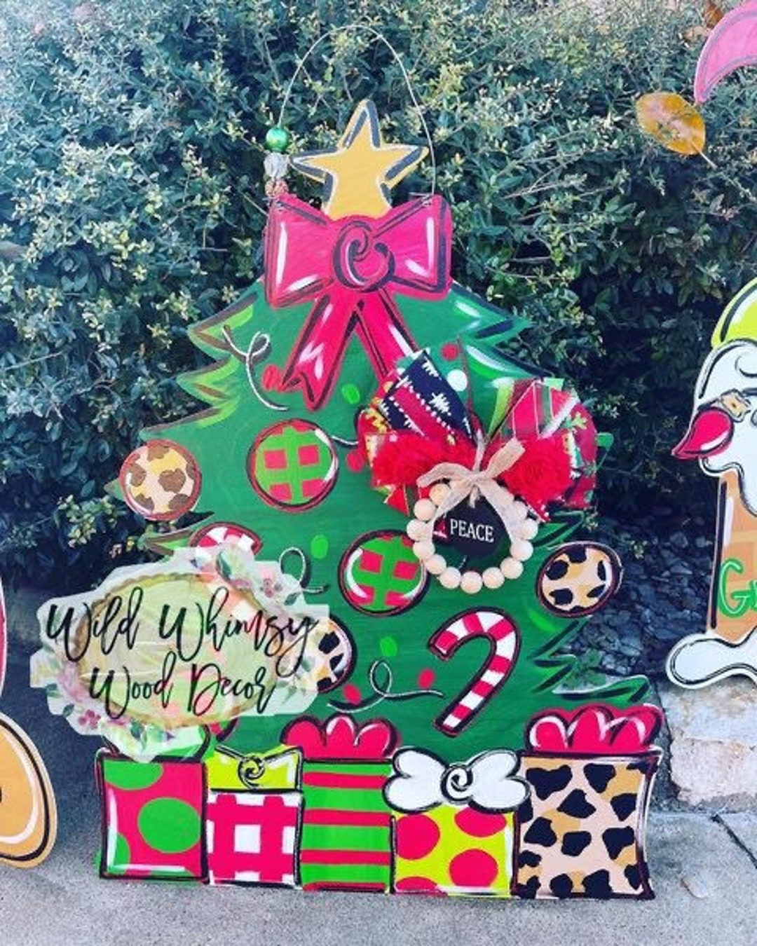 Christmas Tree Door Hanger Pre-order - Etsy