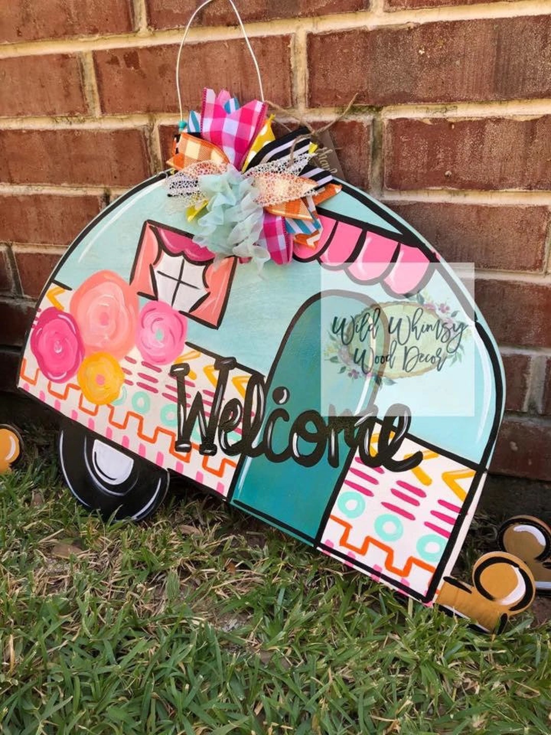 Boho Camper Doorhanger Pre-order - Etsy