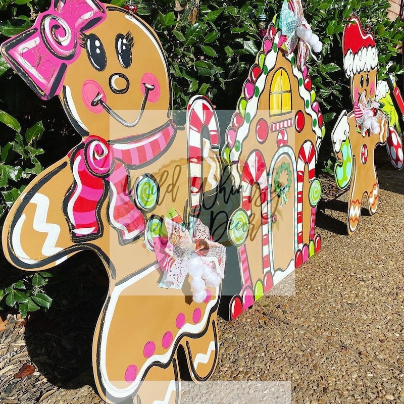 Outdoor Gingerbread Decor - Etsy