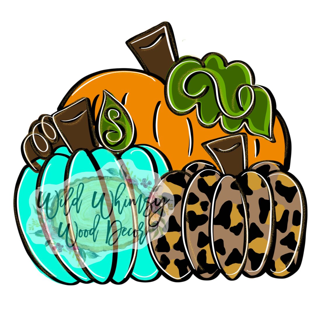 Digital Template Fall Pumpkin - Etsy