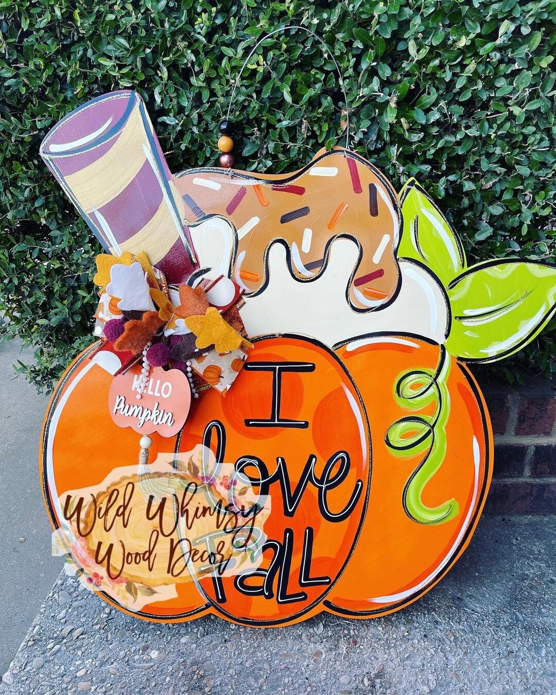I Love Fall Doorhanger Pre-order - Etsy