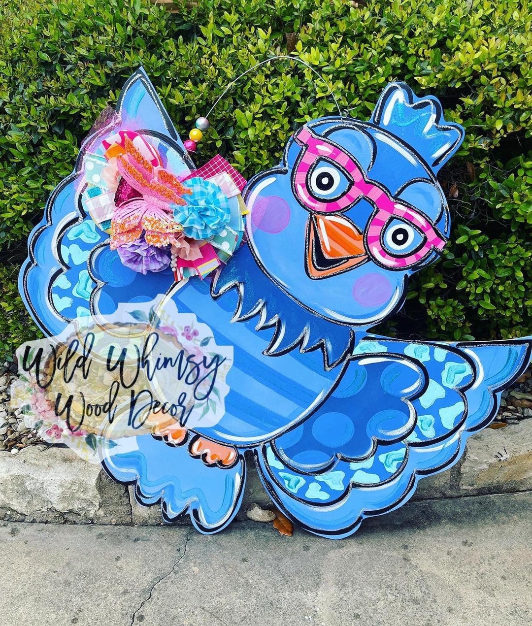 ONE Spring Blue Bird Doorhanger Pre-order - Etsy