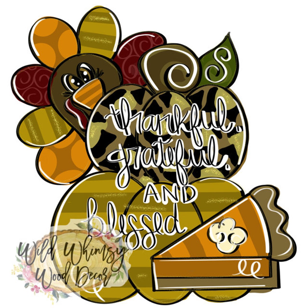 Digital Template Turkey Pumpkin Pie - Etsy