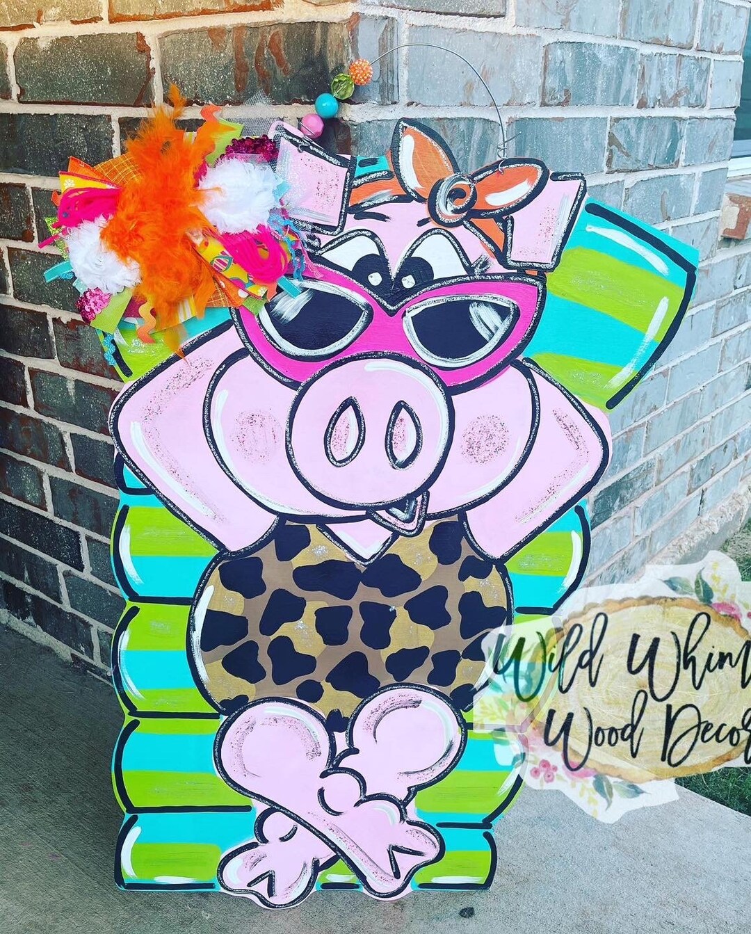 Fabulous Pig Float Doorhanger Pre-order - Etsy