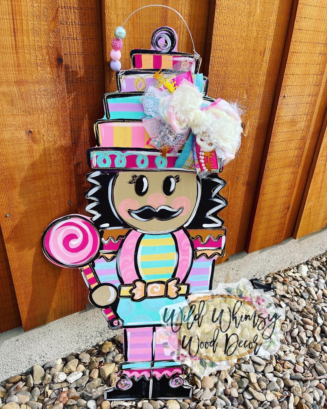 Christmas Toy Soldier Nutcracker Candy Doorhanger - Etsy