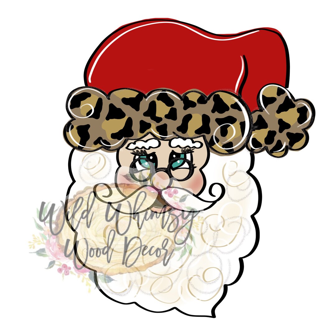 Digital Template Christmas Cutest Santa - Etsy