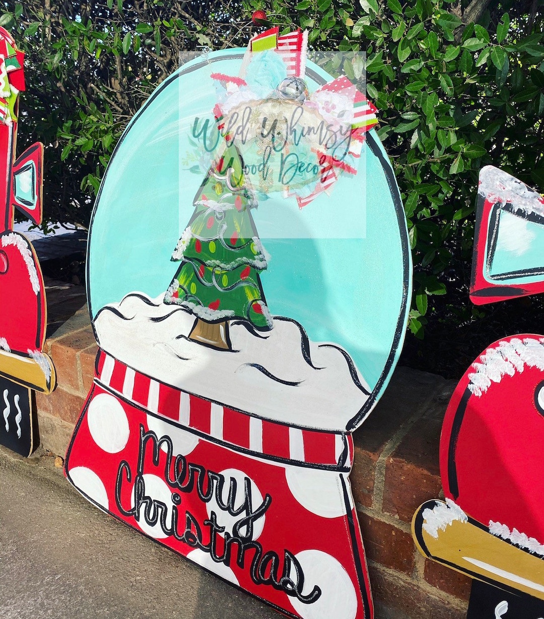 Christmas Snow Globe Door Hanger - Etsy