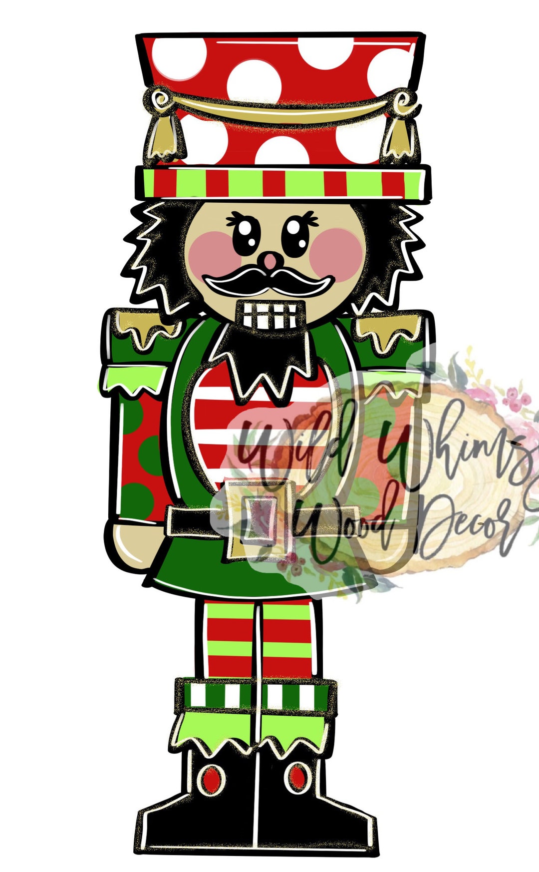 Digital Template Christmas Nutcracker Toy Soldier - Etsy