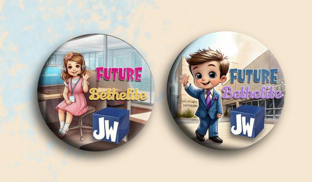 Jw Theme Kids Button. Boys or Girls. "future Bethelite" 1.5" 2025 - Etsy
