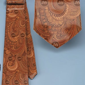 JW Theme Neckties "jw Copper Paisley" Standard Size 58" or 62 “ Extra ...