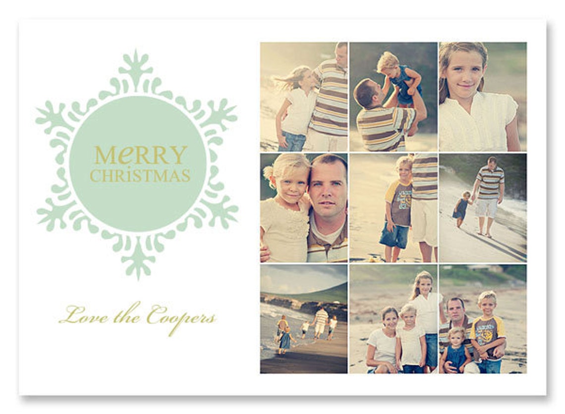 Holiday Card Template Set No. 04 - Etsy