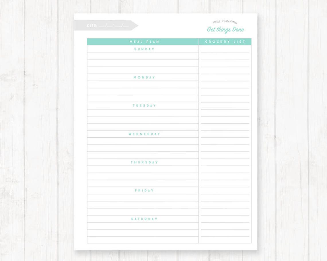 Organizational Printable Bundle Instant Download. Daily - Etsy Canada