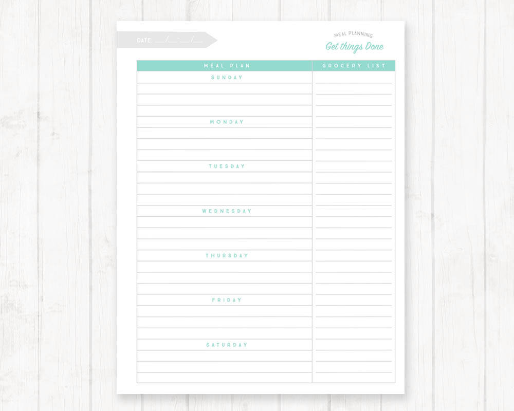 Organizational Printable Bundle Instant Download. Daily - Etsy Canada