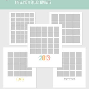 8x10 Frameable Photo Collage Set - Etsy