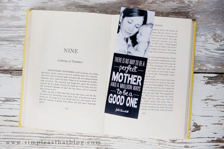 Personalized Mother's Day Photo Bookmarks for Mom - Etsy Canada
