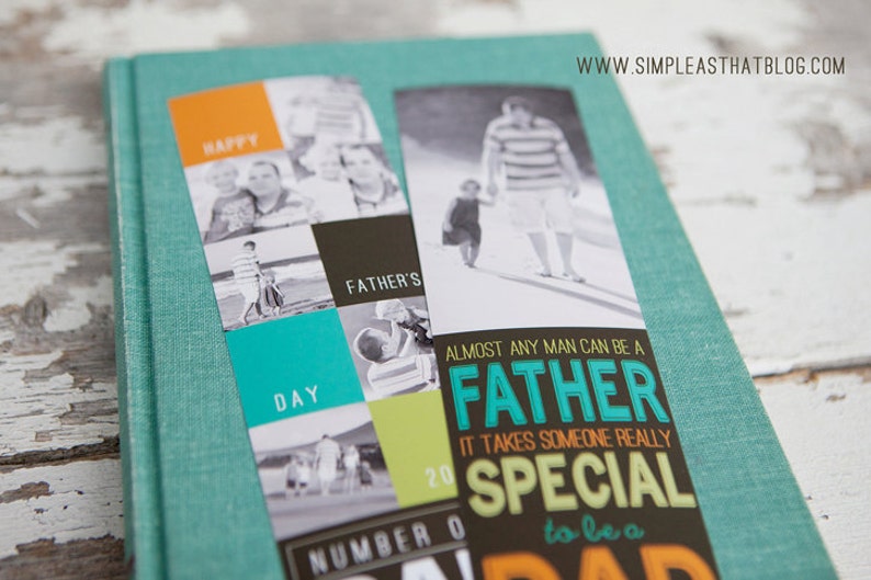 Handmade Father's Day Gift | Photo Bookmarks for Dad - Etsy