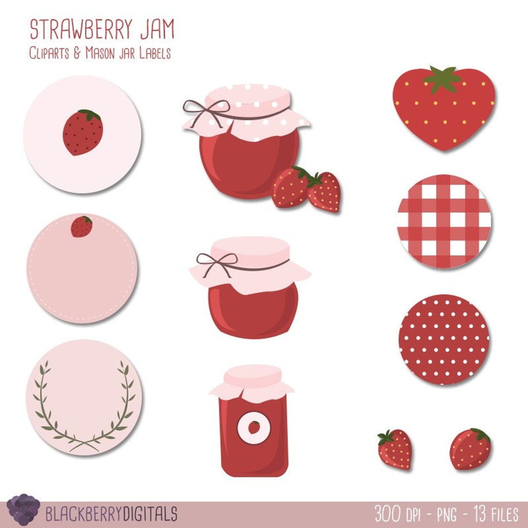 Jam Labels Clipart Free