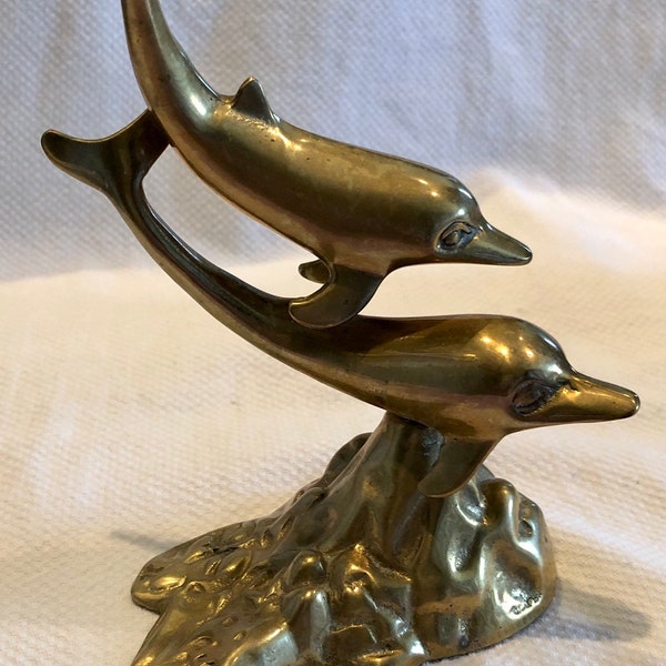 Brass Dolphins - Etsy