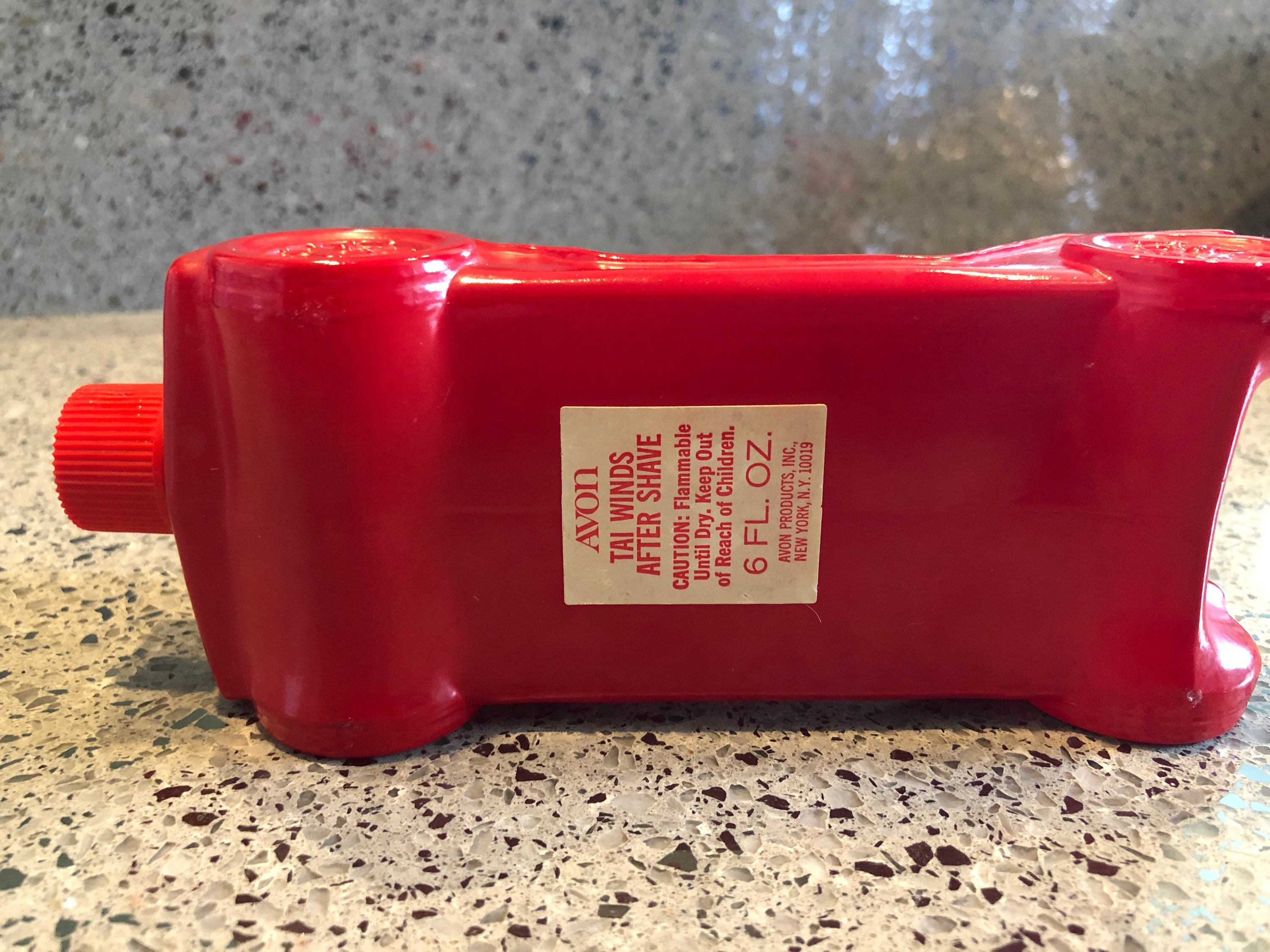 AVON Fire Truck Collectible Bottle Vintage 1970s Opaque Red - Etsy