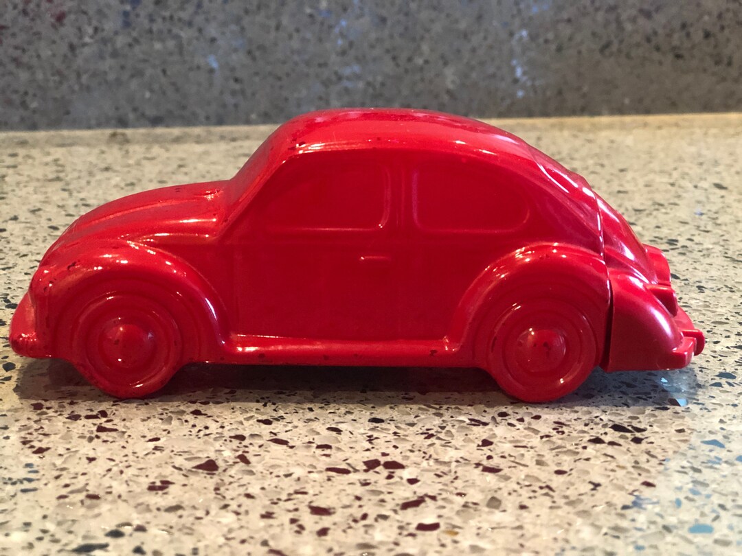 AVON VW Collectible Bottle Vintage 1970s Opaque Red - Etsy