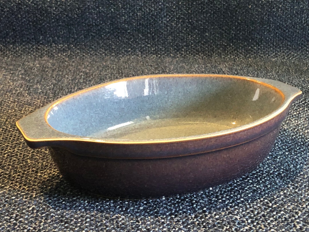 Denby Storm Au Gratin Small Casserole Dish, Storm Plum/ Grey - Etsy