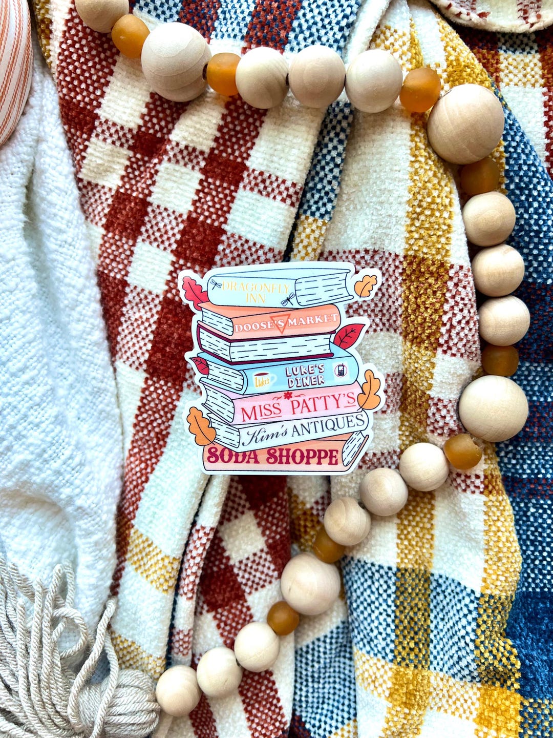 Gilmore Girls Book Stack Sticker - Etsy